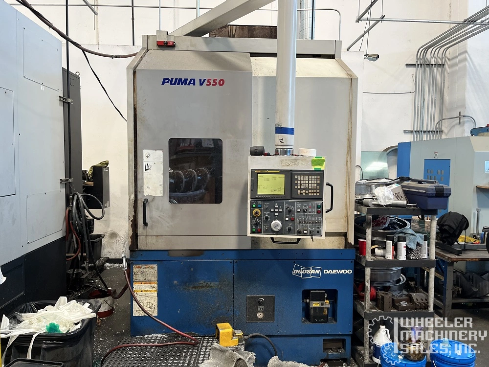 Used 2006 DOOSAN PUMA V550 BORING MILLS, VERT. (Including Vert. Turret ...