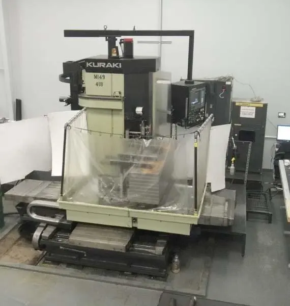 Used 1991 KURAKI KBT-10DX Boring Mills, Horizontal, Table Type K14136 ...