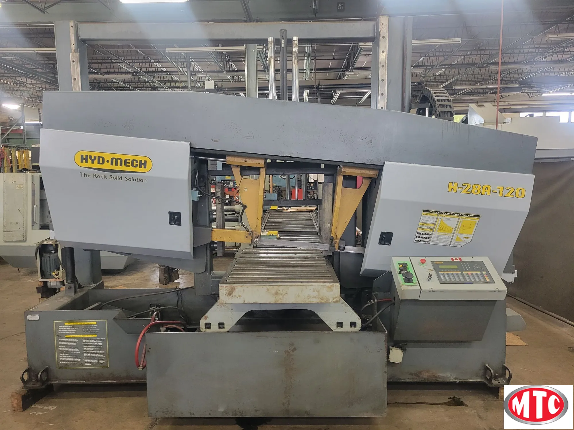 Used 2005 HYD-MECH H-28A Horizontal Band Saws (Automatic) 8530 | Myers ...
