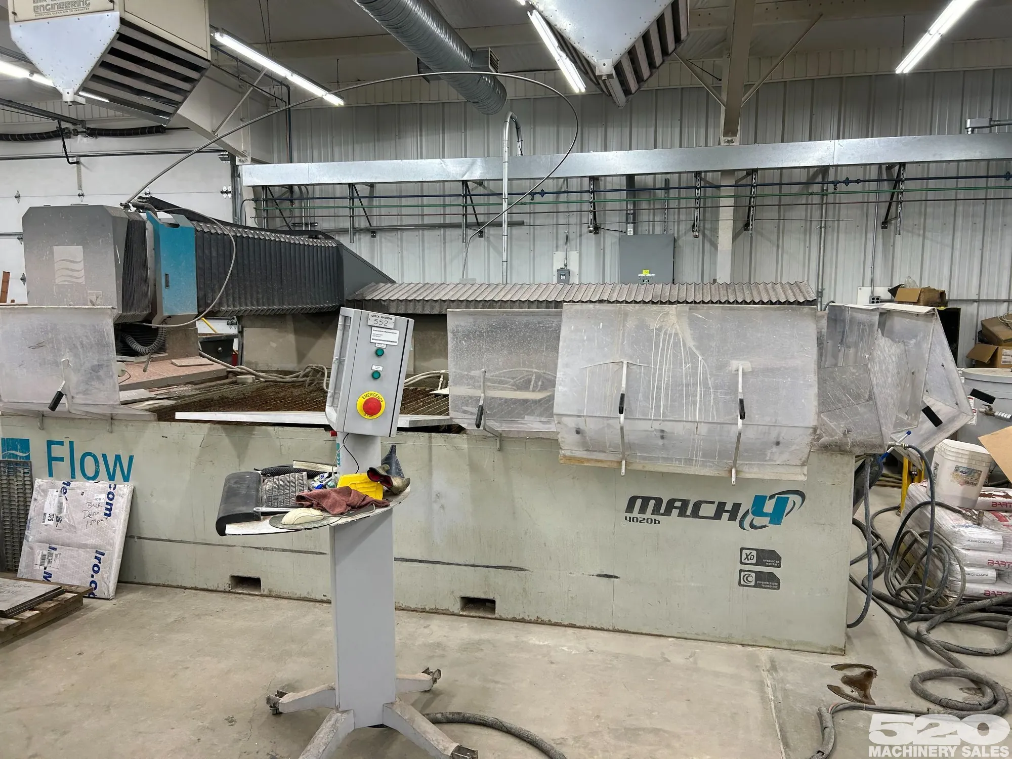 Used 2010 FLOW MACH 4 4020B Waterjet Cutters 23059 | 520 Machinery ...