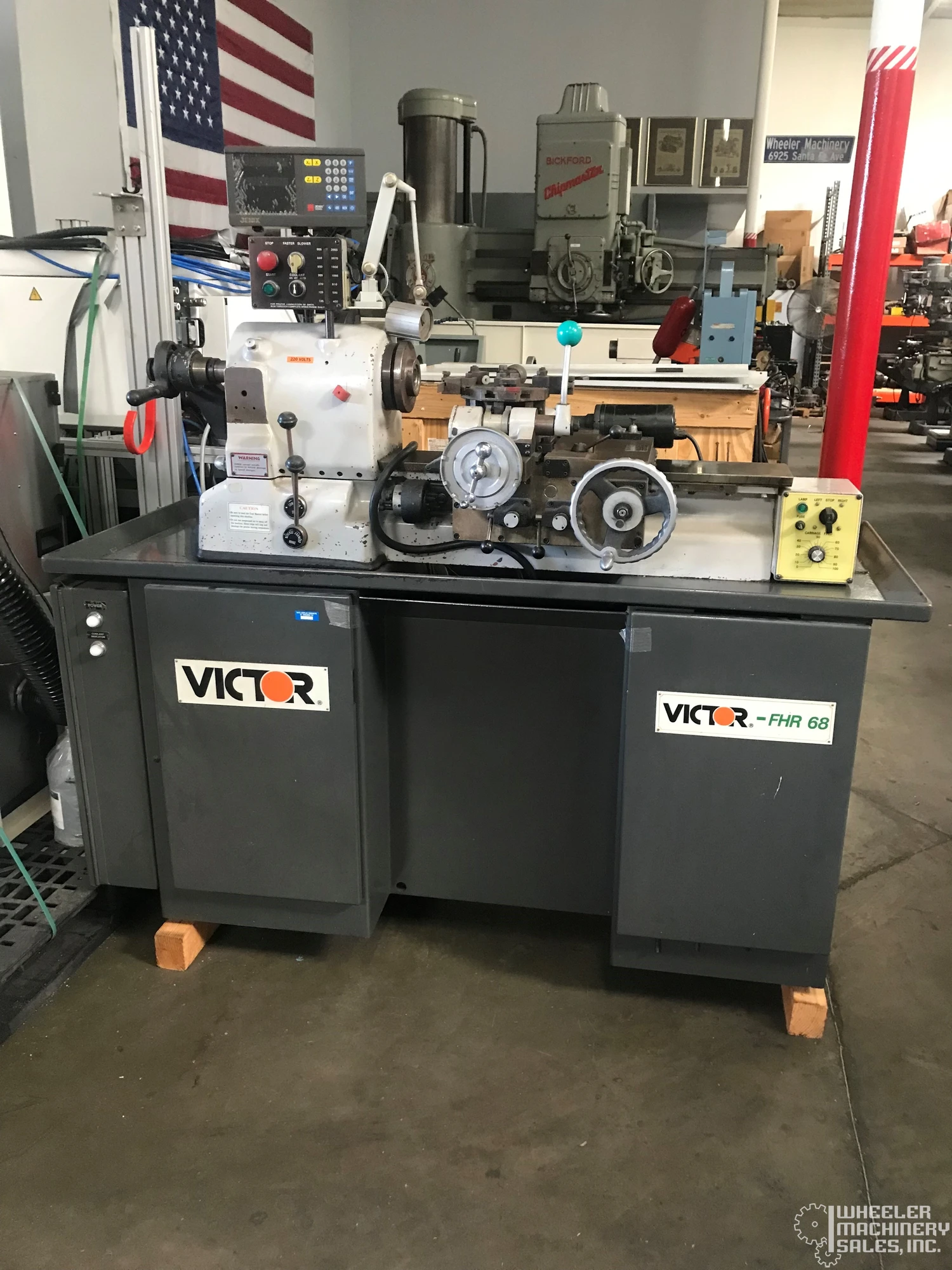Used VICTOR FHR-68 LATHES, SECOND OPERATION 6434 | Wheeler Machinery Sales