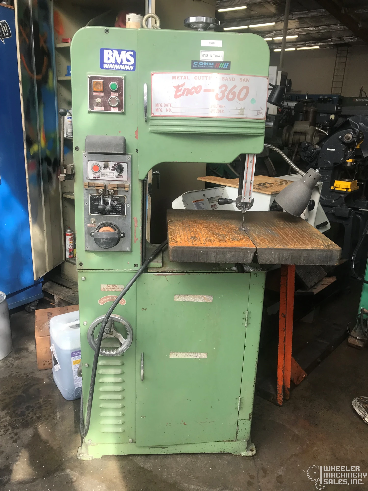 Used ENCO 360 SAWS, BAND, VERTICAL 6578 | Wheeler Machinery Sales
