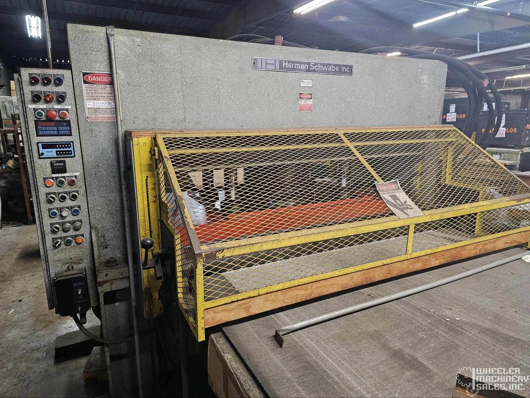 Used HERMAN SCHWABE SR-200 PRESSES, DIE CUTTING 7128 | Wheeler ...