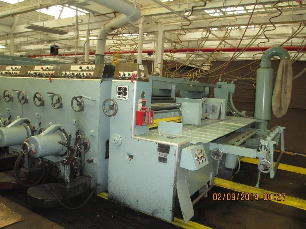 Used STALEY Conversion Line, Flexo Folder Gluers FFG-954 | Alpine CS ...