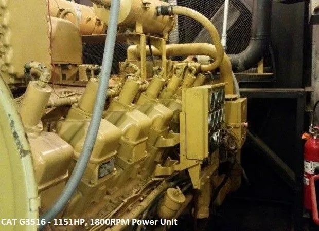 Item# E4652 - Caterpillar G3516 Natural Gas 1151HP, 1800RPM Industrial ...