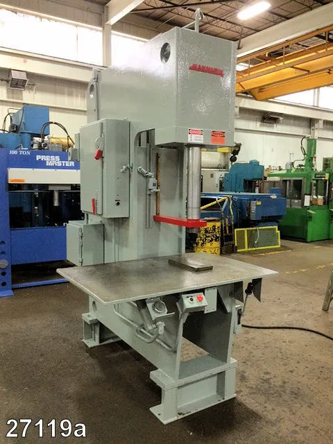 USED 28 TON HANNIFIN HYDRAULIC C FRAME PRESS #27119 | Kempler Machinery