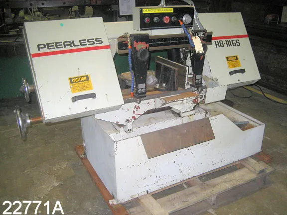 Used PEERLESS HB1116S Horizontal Band Saw 22771 | Kempler Industries