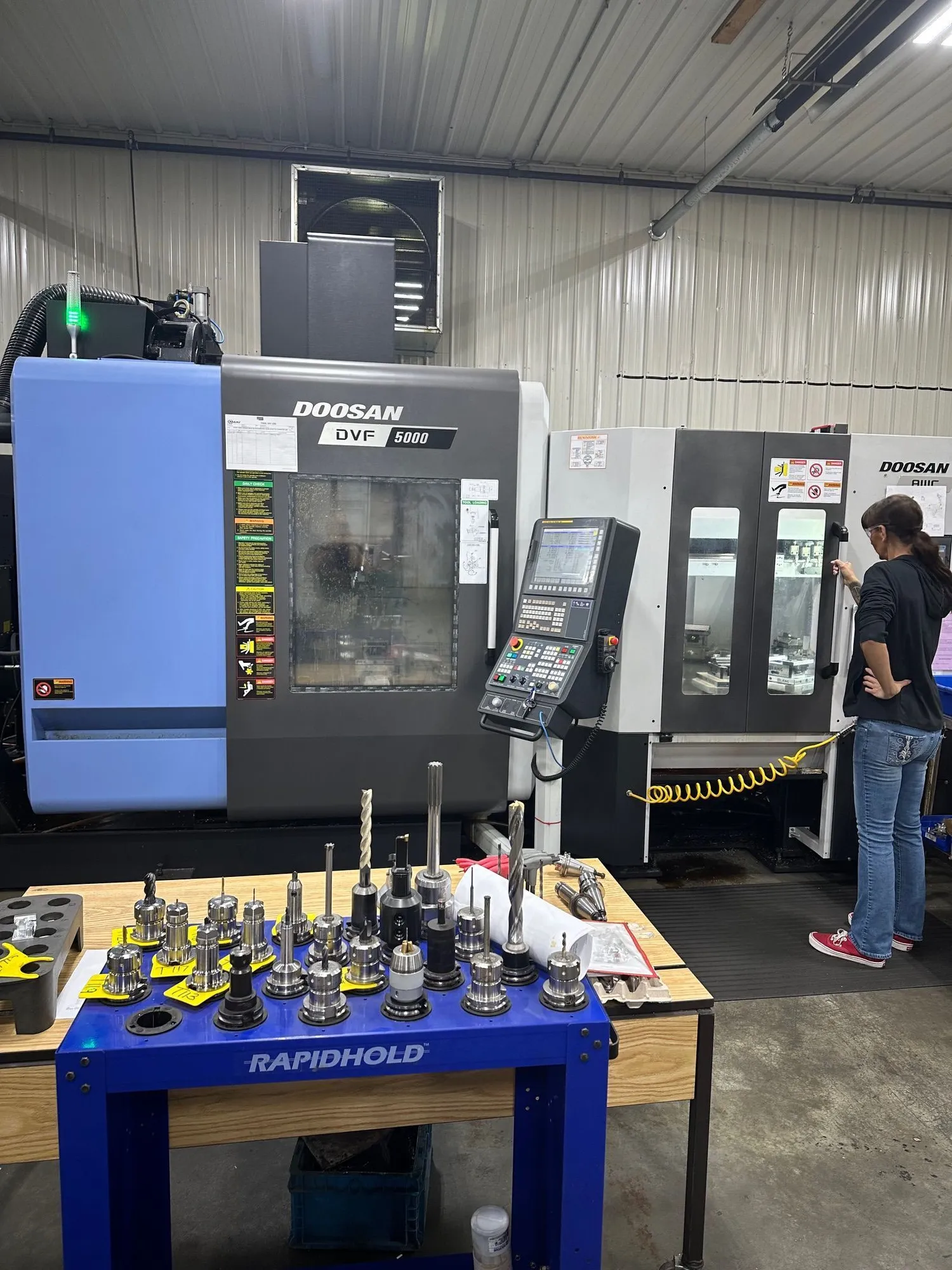 Used 2022 DOOSAN DVF 5000 Machining Centers, 5 Axis 93813 | Asset ...