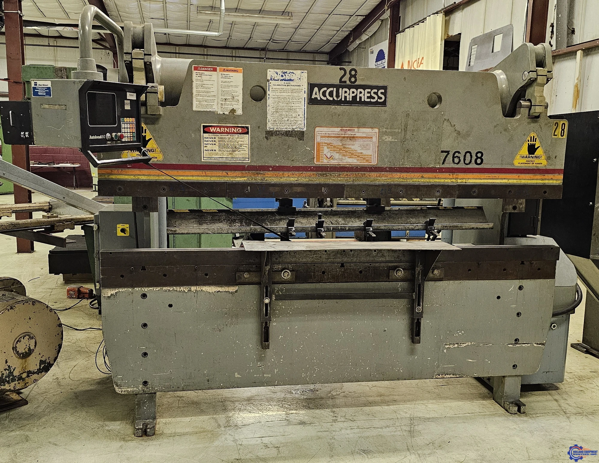 Used 1993 ACCURPRESS 7608 Fabricating Machinery, Press Brakes, Hydraulic 802747 | Holland ...