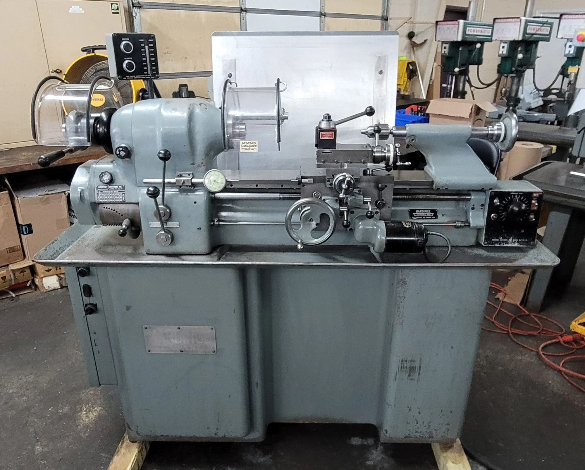Used 1961 HARDINGE HLV Lathes, Toolroom 1580 | Machinery Central