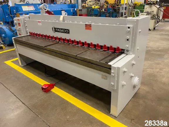 Used 8 Ft. X 10 Ga. Famco Metal Shear #28338 | Kempler Industries