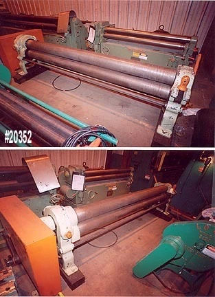 Used HENDLEY & WHITTEMORE INITIAL Plate Bending and Slip Roll 20352 ...