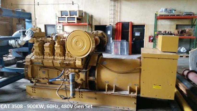 Item# GS3666 - Caterpillar 3508 Diesel 900KW, 60Hz, 480V Generator Set ...