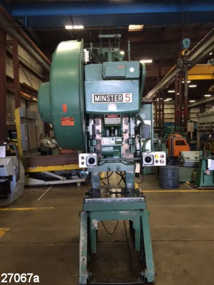 USED 45 TON MINSTER #5 O.B.I. PUNCH PRESS #27067 | Kempler Machinery