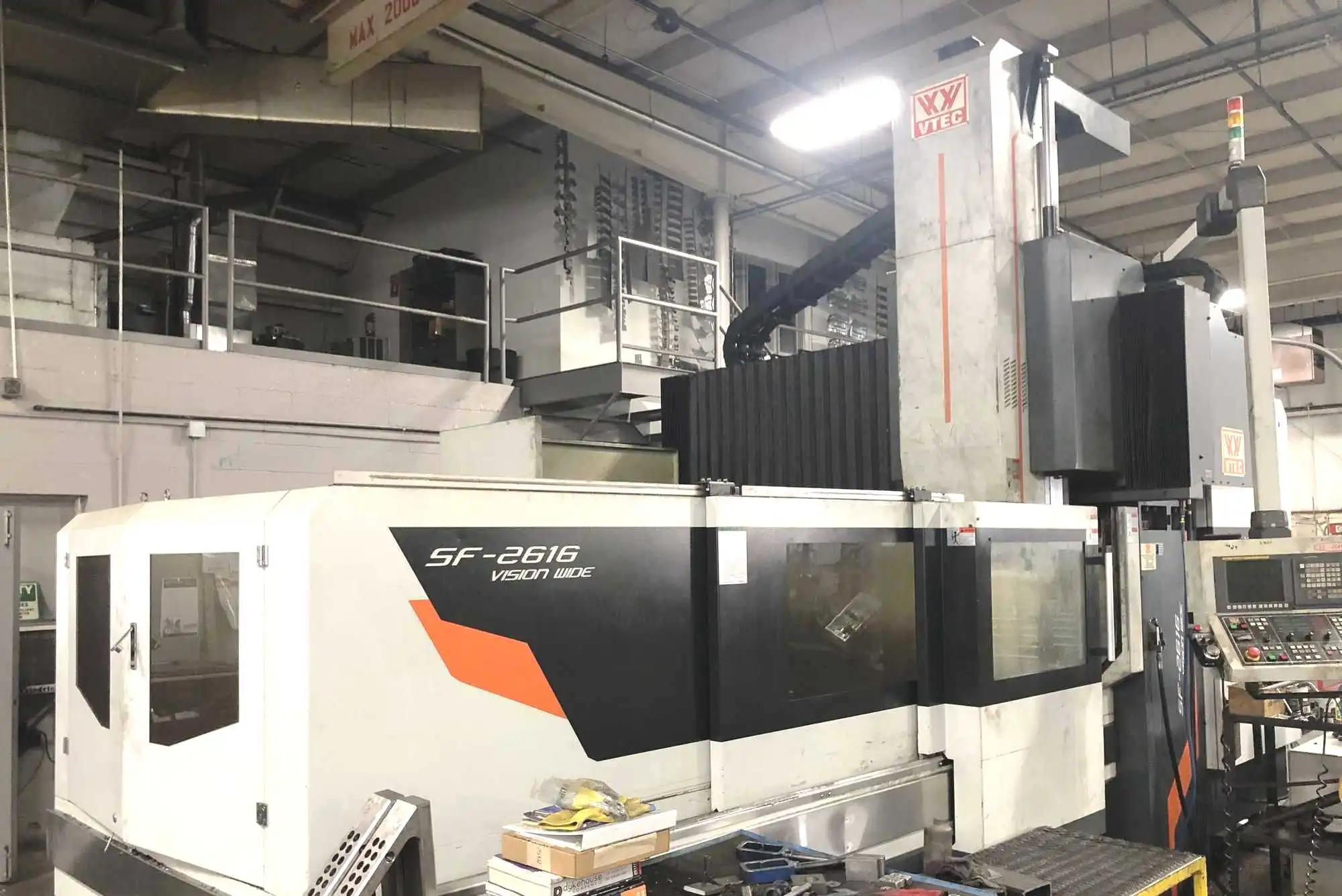 Used 2014 VISION WIDE SF-2616 VMC Gantry / Bridge Type CNC 8066 | USED ...