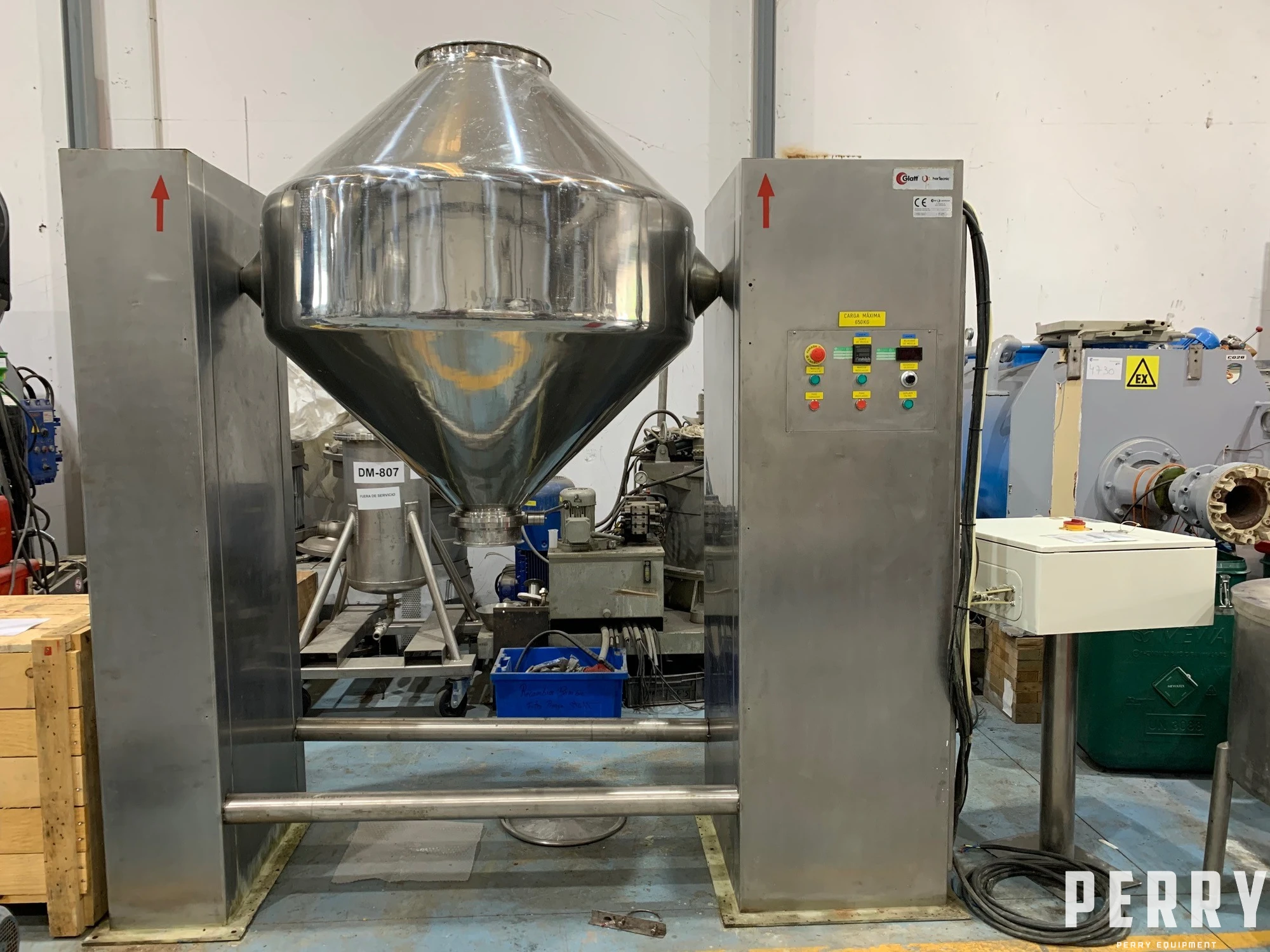 Used GLATT 1,000 LITRE Mixer Powder Tumbling RG1079 | Perry Equipment