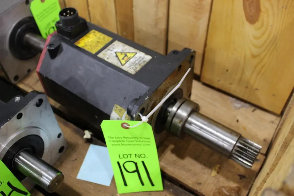 Used FANUC 22/3000i Servo Motors 104392 | Levy Recovery Group