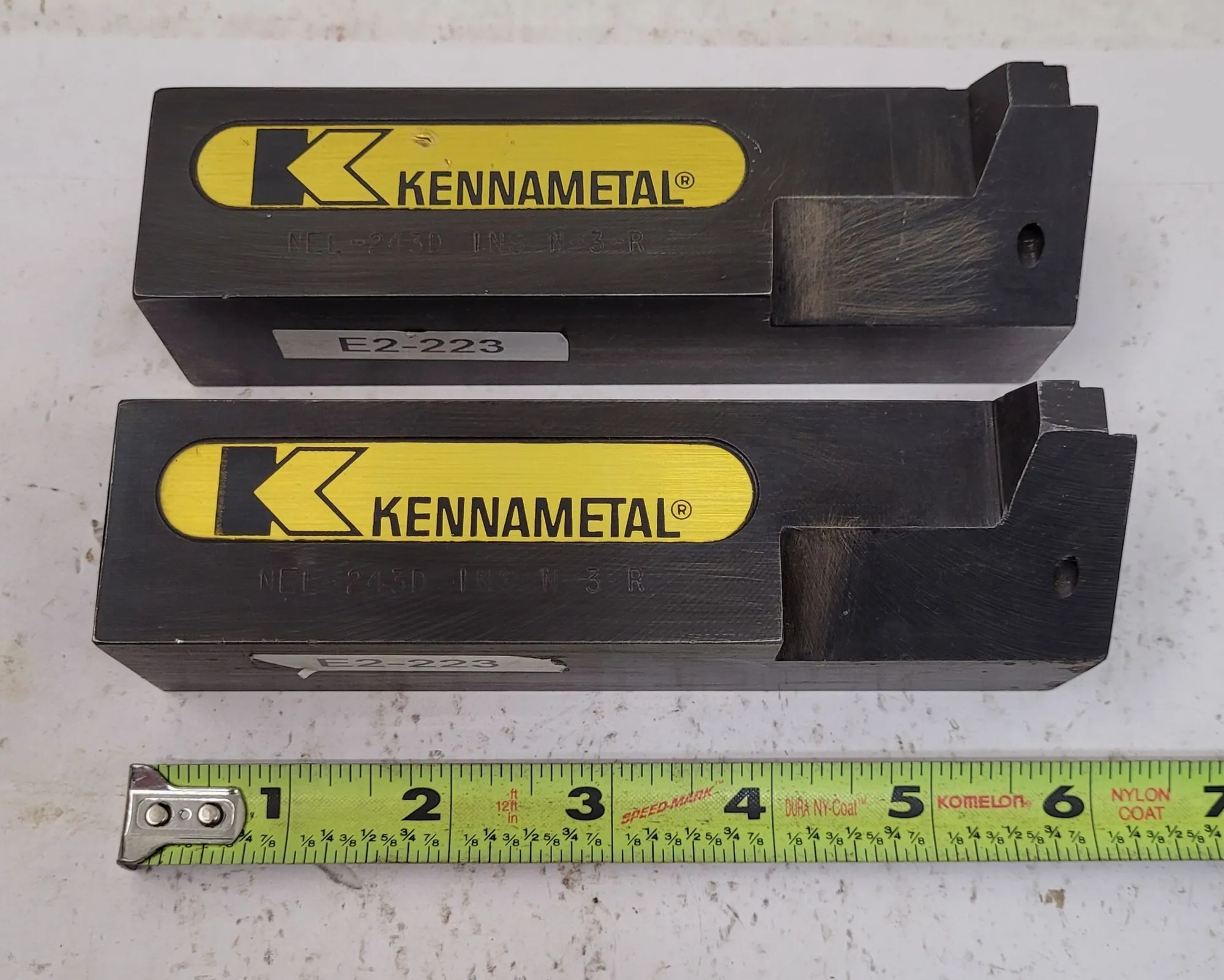 Used KENNAMETAL NEL-243D Tooling & Accessories, Tooling 5245 ...