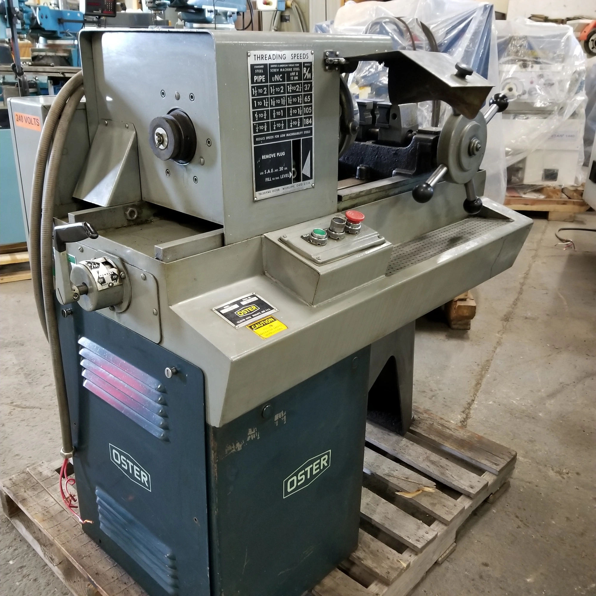 Used OSTER 792 A Threaders, Bolt 3611 | Cleveland Machinery Sales, Inc.