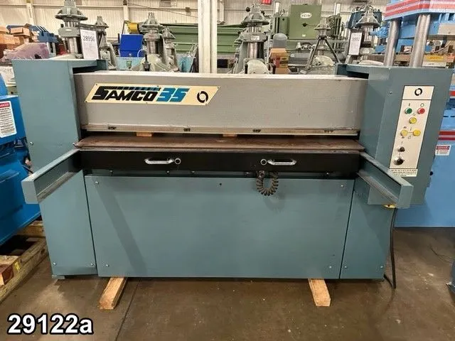 Used 35 Ton Samco Beam Press Die Cutter With Sliding Table | Kempler ...