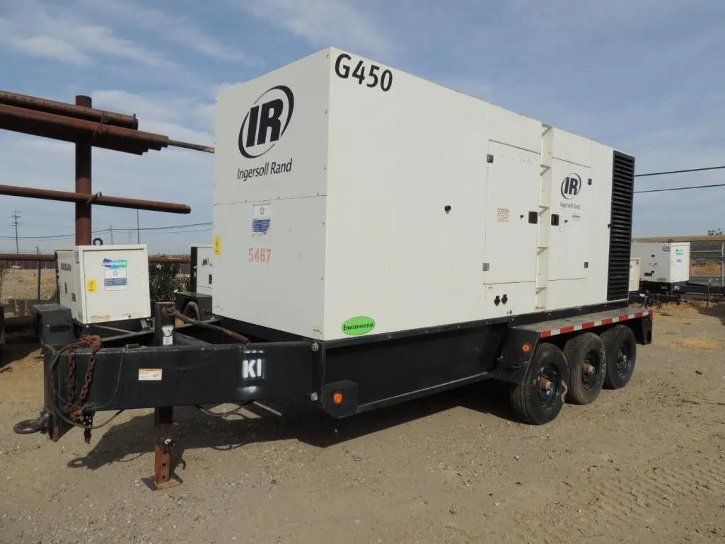 Ingersoll Rand G450 - Cummins QSX15 Powered Rental Grade Generator ...