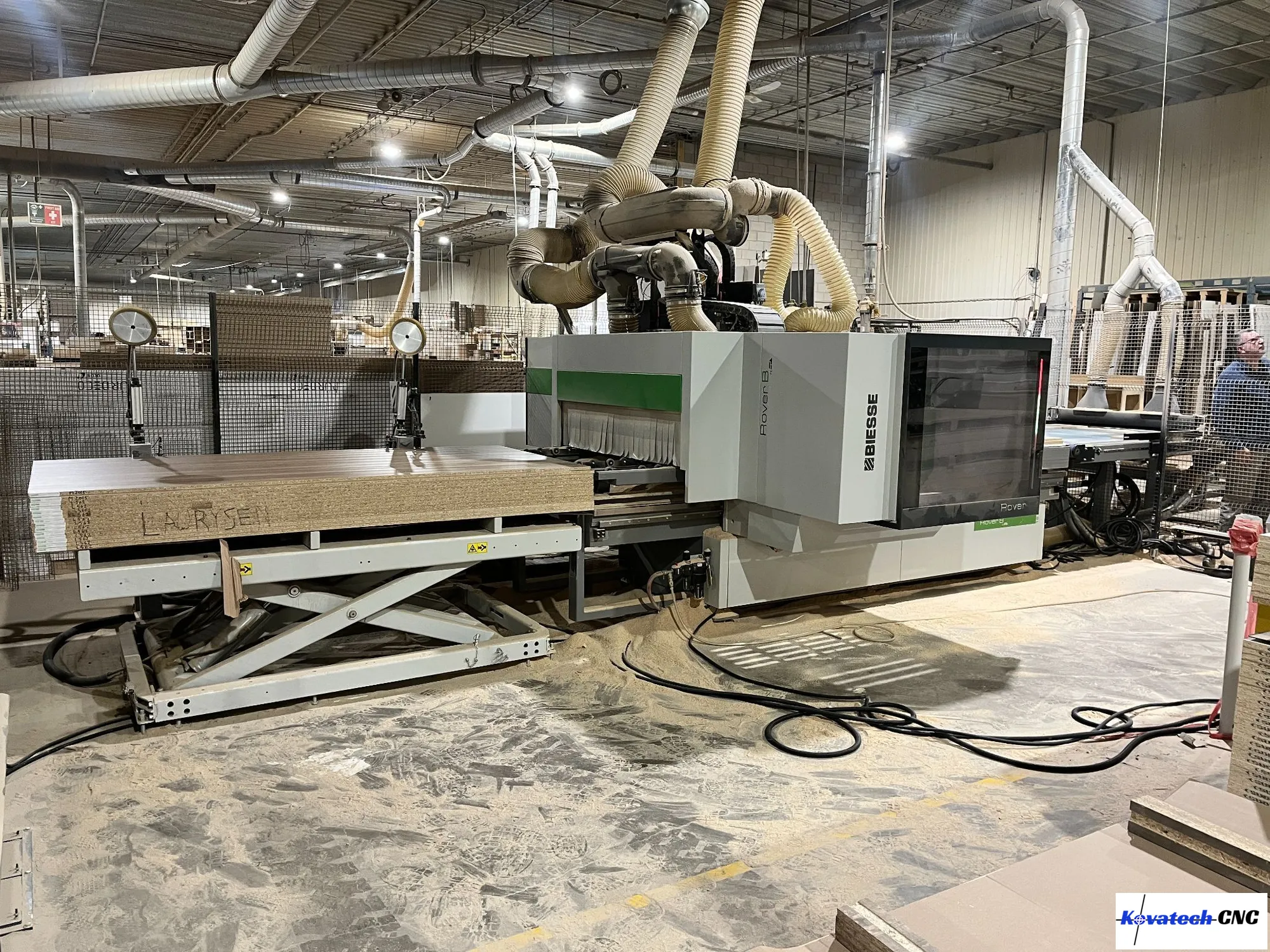 Used BIESSE ROVER B FT 1224 CNC NESTING | KovatechCNC