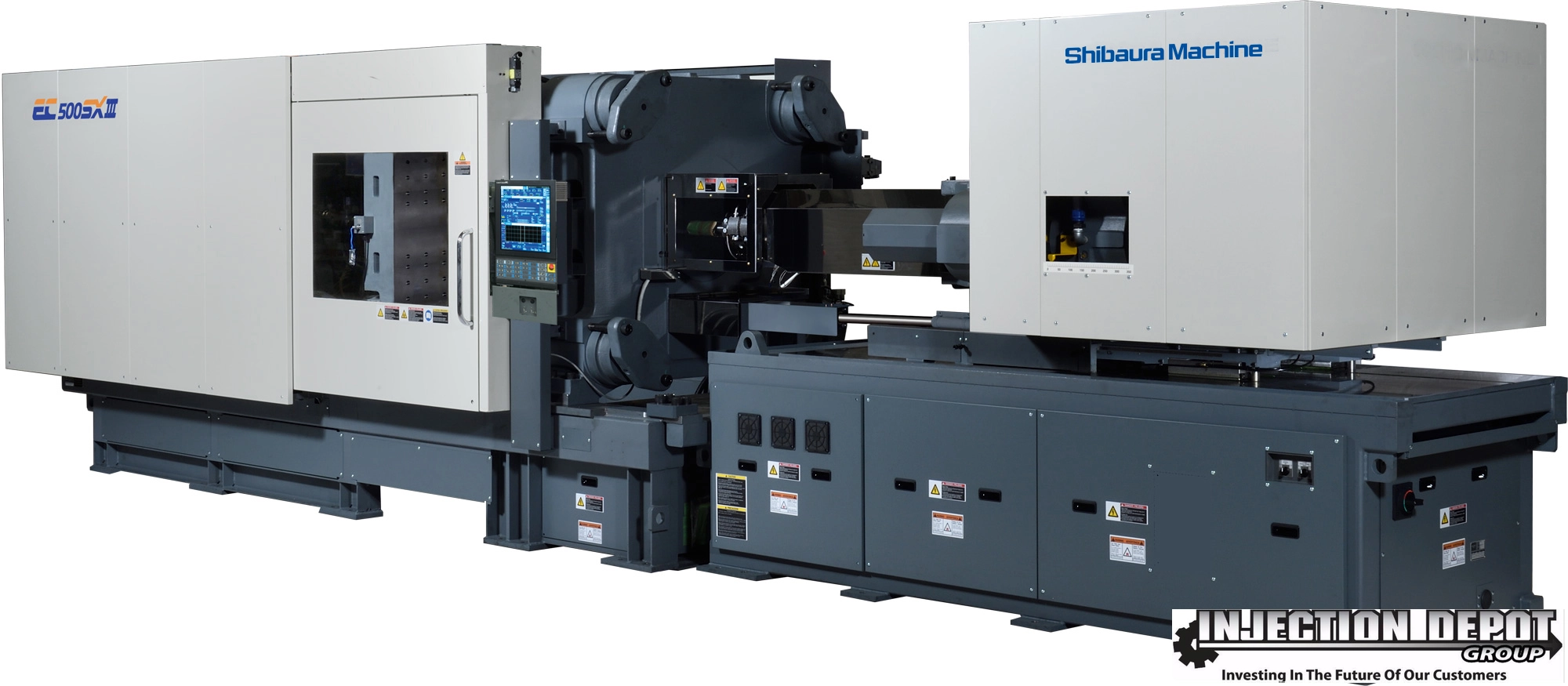 New Shibaura Machine EC500SXIIIV70-i26 Y HORIZONTAL INJECTION MOULDING ...