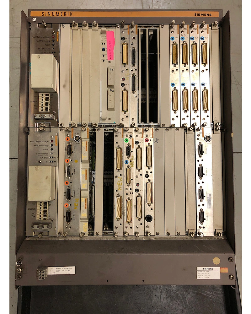 Used SIEMENS SIEMENS 3M CNC RACK CNC Rack Assembly 6FC3881-2KA-Z ...