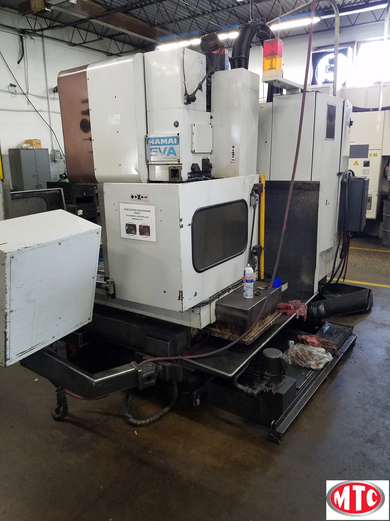 Used 1991 HAMAI 5VA Vertical Machining Centers 3818 | Myers Technology ...