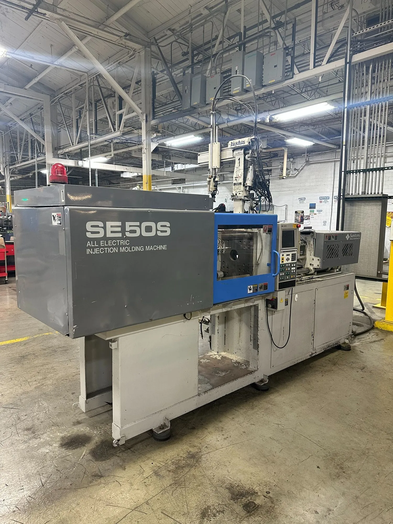 Used 2001 SUMITOMO SE50S-C110S Horizontal Plastic Injection Molding ...