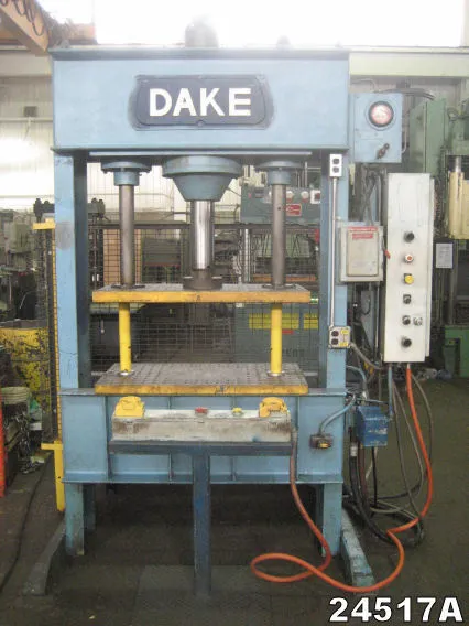 Used DAKE GUIDED Shop and H Frame Press 24517 | Kempler Industries