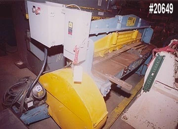 Used 1943 WYSONG 572 Power Squaring Shear 20649 | Kempler Machinery