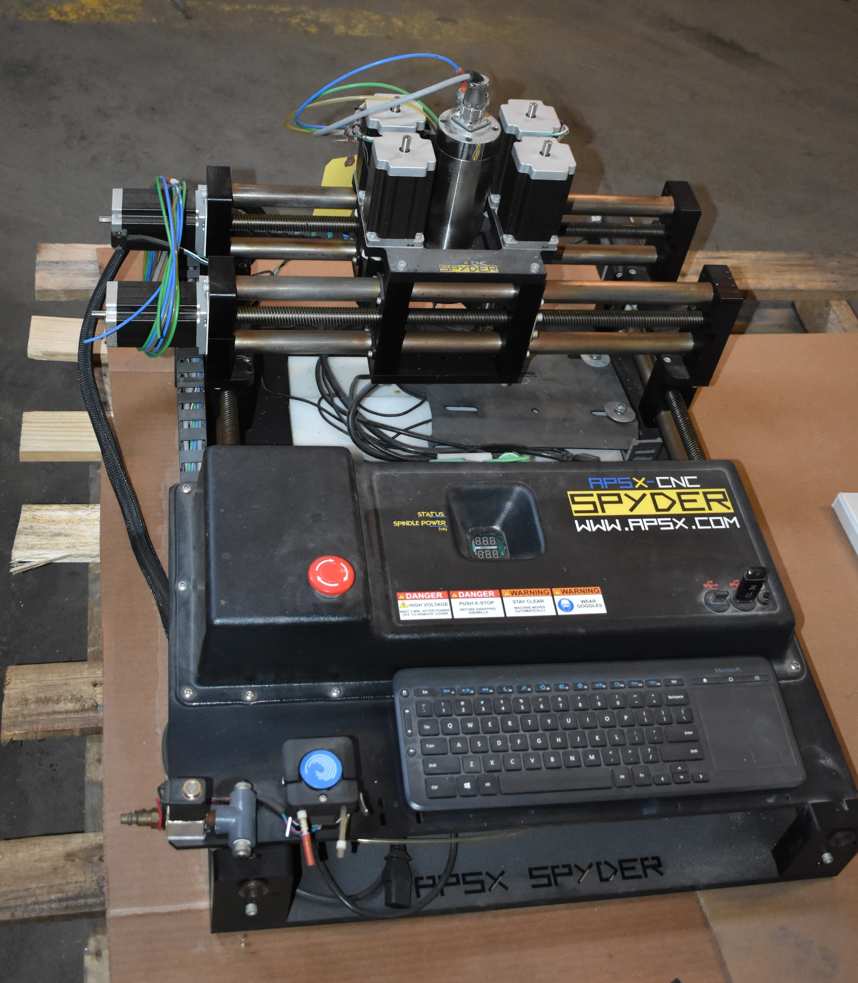 Used APSX LLC (ADVANCED PRODUCTIONS SYSTEMS) CNC-SPYDER Vertical Machining Centers 29983 ...