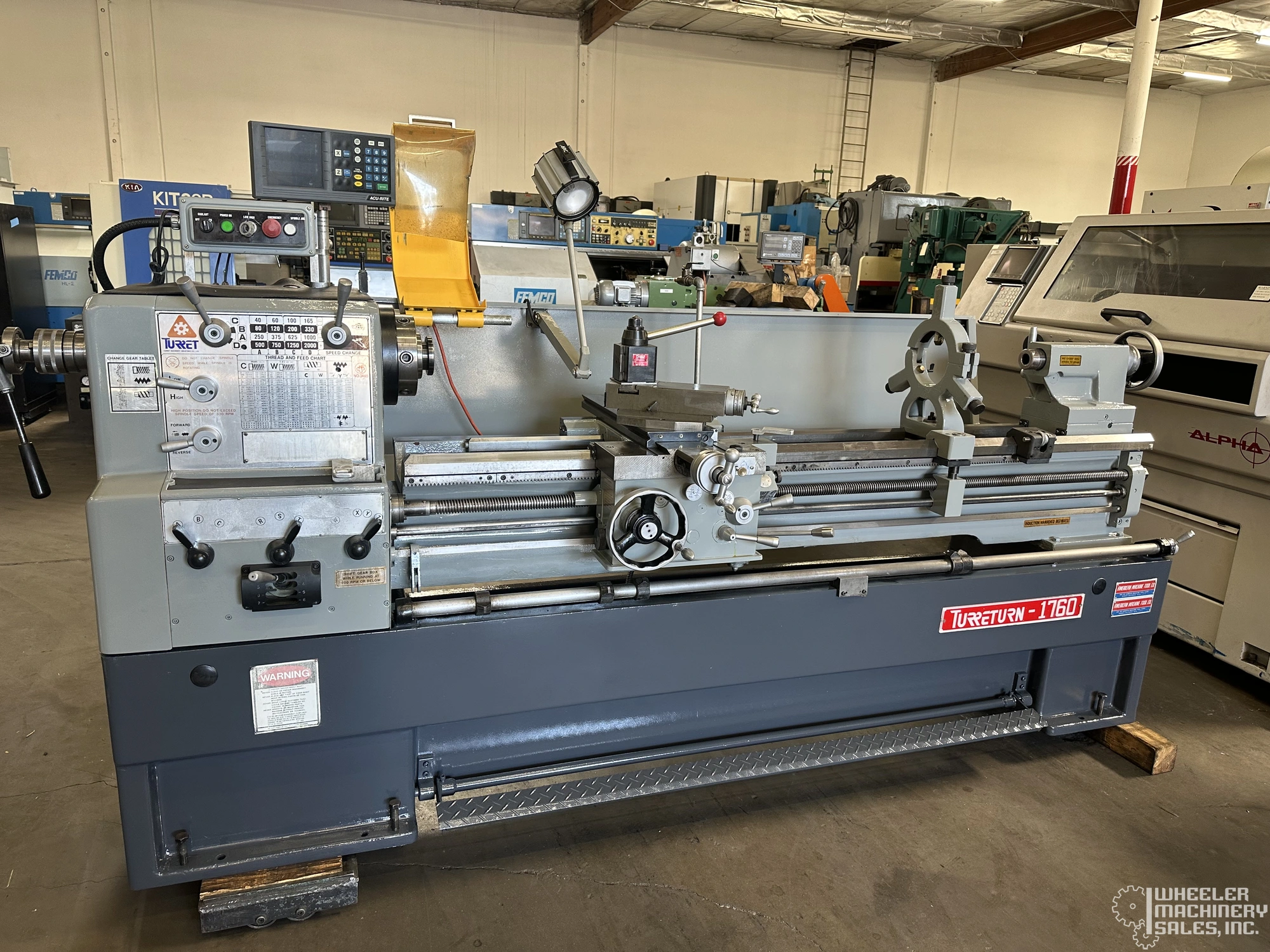 Used AMERICAN MACHINE TOOL (TURRET) TURRET TURN 1760 LATHES, GAP ...