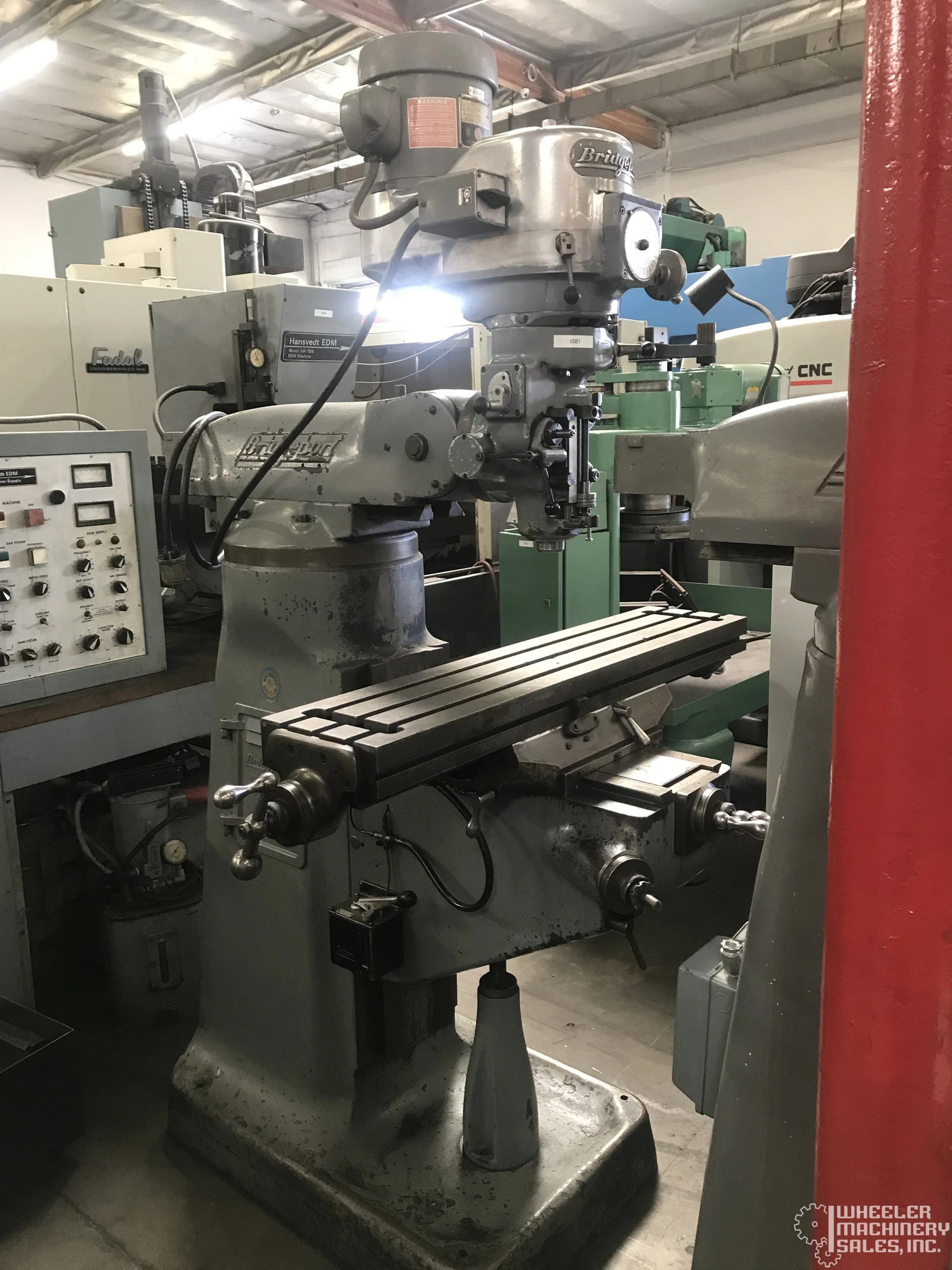 Used BRIDGEPORT SERIES 1 MILLING MACHINES, VERTICAL 6581 | Wheeler ...