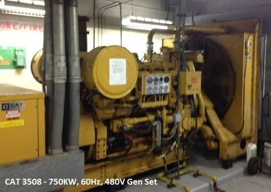 Item# GS3675 - Caterpillar 3508 Diesel 750KW, 60Hz Generator Set ...