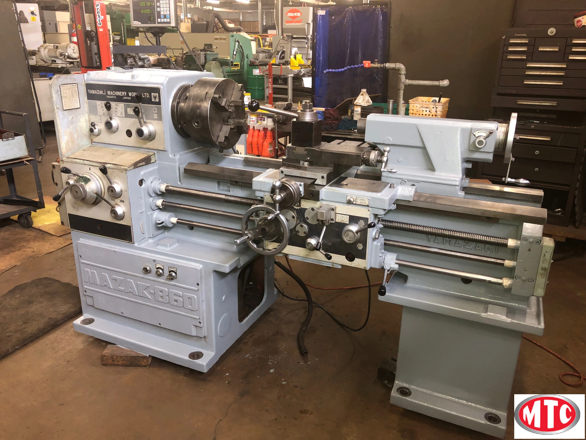 Used MAZAK HERCULES 860 Engine Lathes 3814 | Myers Technology Co., LLC