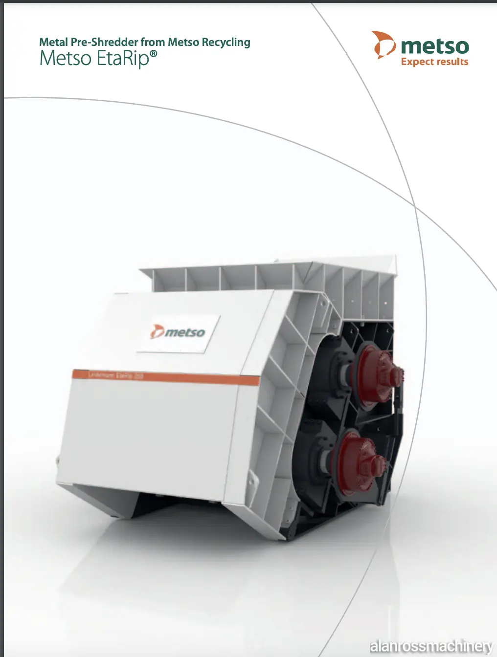 METSO ETARIP 210 New Pre-Shredder | Alan Ross Machinery