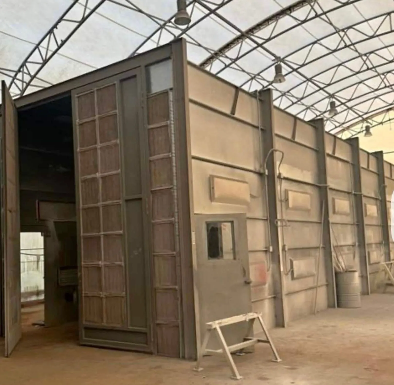 Used Cross-Draft Paint Booth - Drive Through Paint Booth 10 | MAVERICK ...