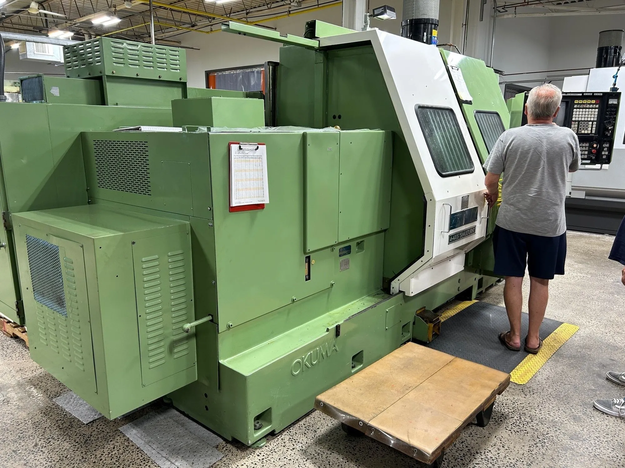Used 2008 OKUMA LC40-2ST CNC Lathes 21656 | Global Machine Brokers, LLC