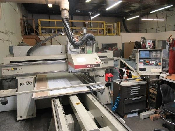 Used 2002 Komo VF 512 Used 3 Axis CNC Routers 202712 | PlastiMach Corp