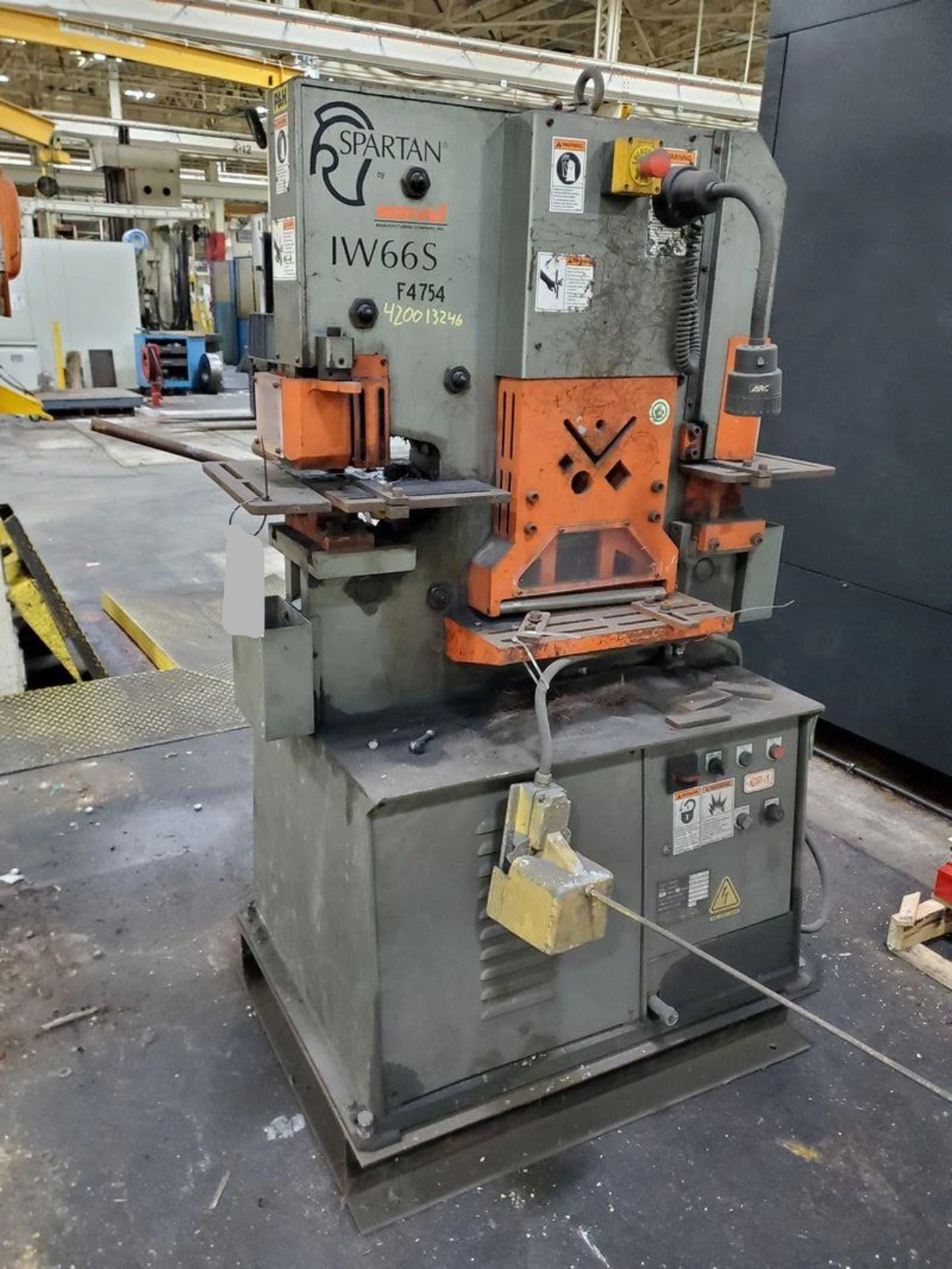 Used MARVEL/SPARTAN IW66S Fabricating/Presses, Iron Worker 1747 ...