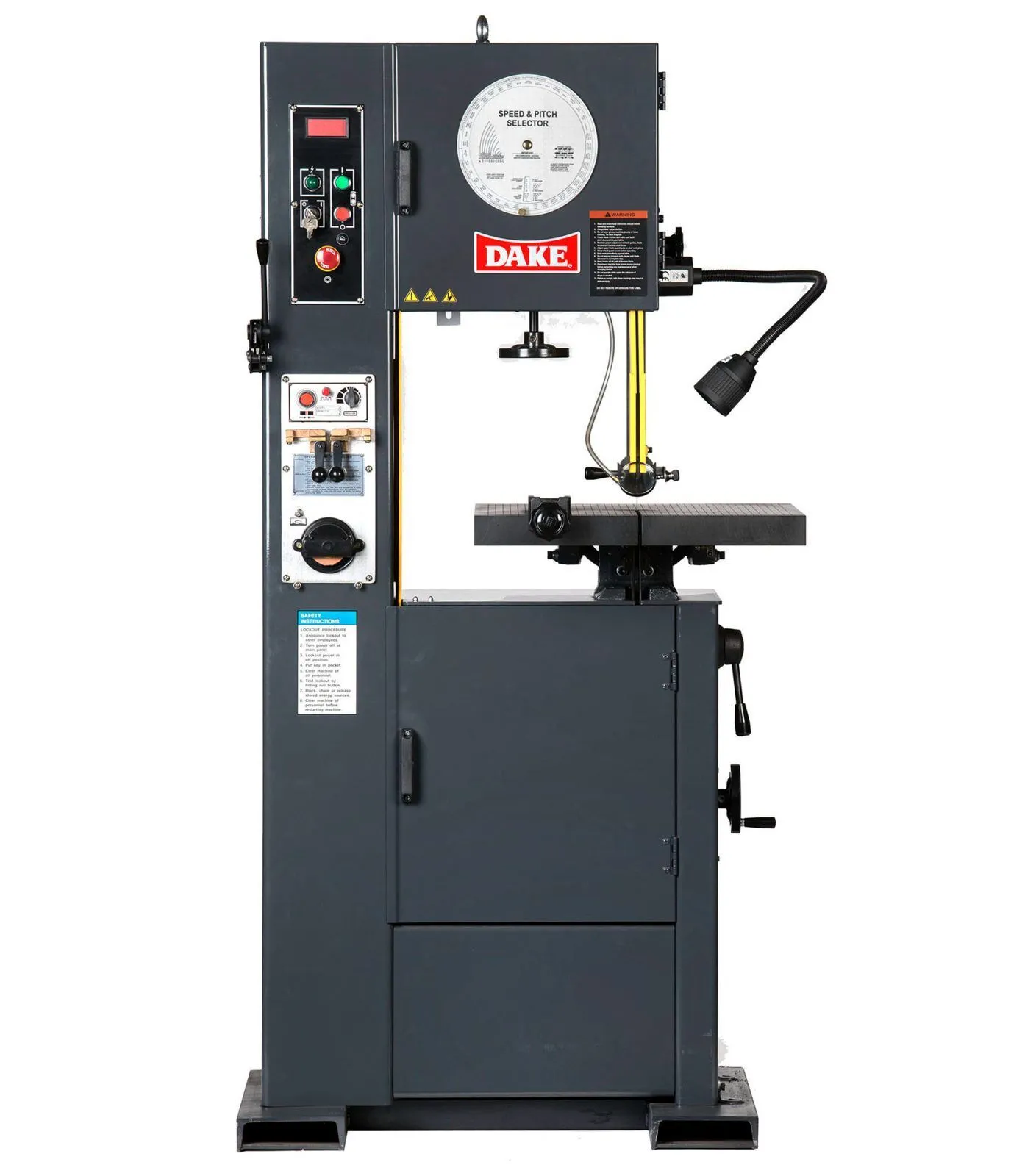New DAKE V-16 Vertical Band Saw | Kempler Machinery