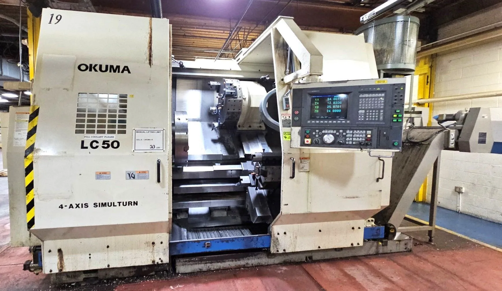 Used 2001 OKUMA LC-50 CNC Lathes 36 | Murphy Machinery