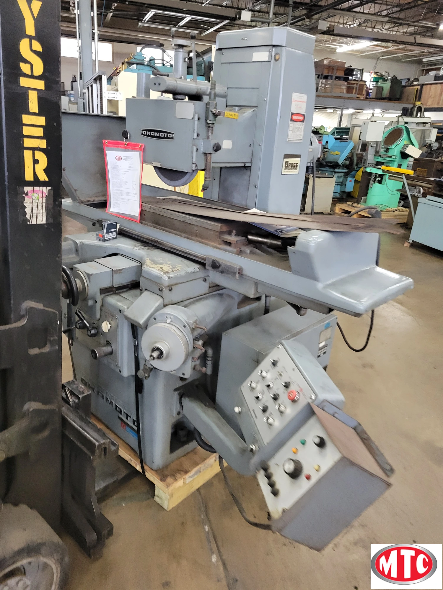 Used 1986 OKAMOTO 124N Grinders 8056 | Myers Technology Co., LLC