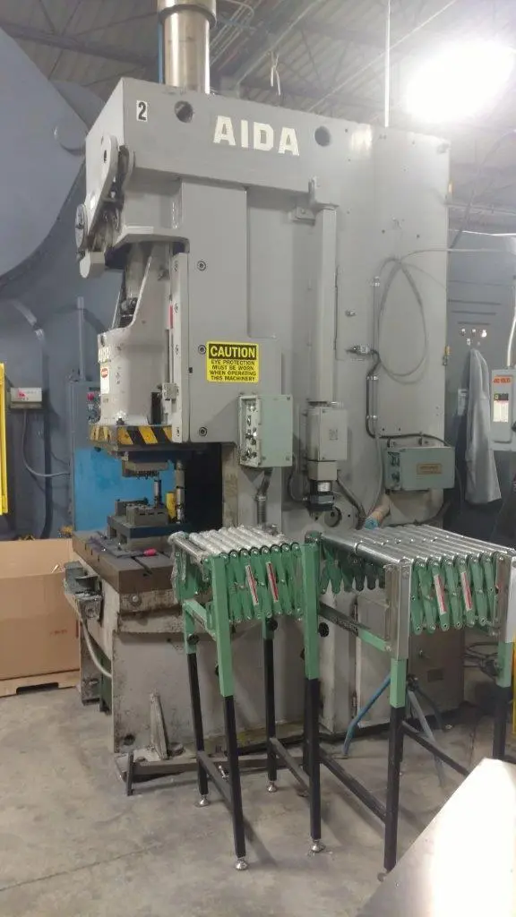 Used 1980 AIDA PC-10 (2) OBI / Gap Frame Press 9913 | Universal Press