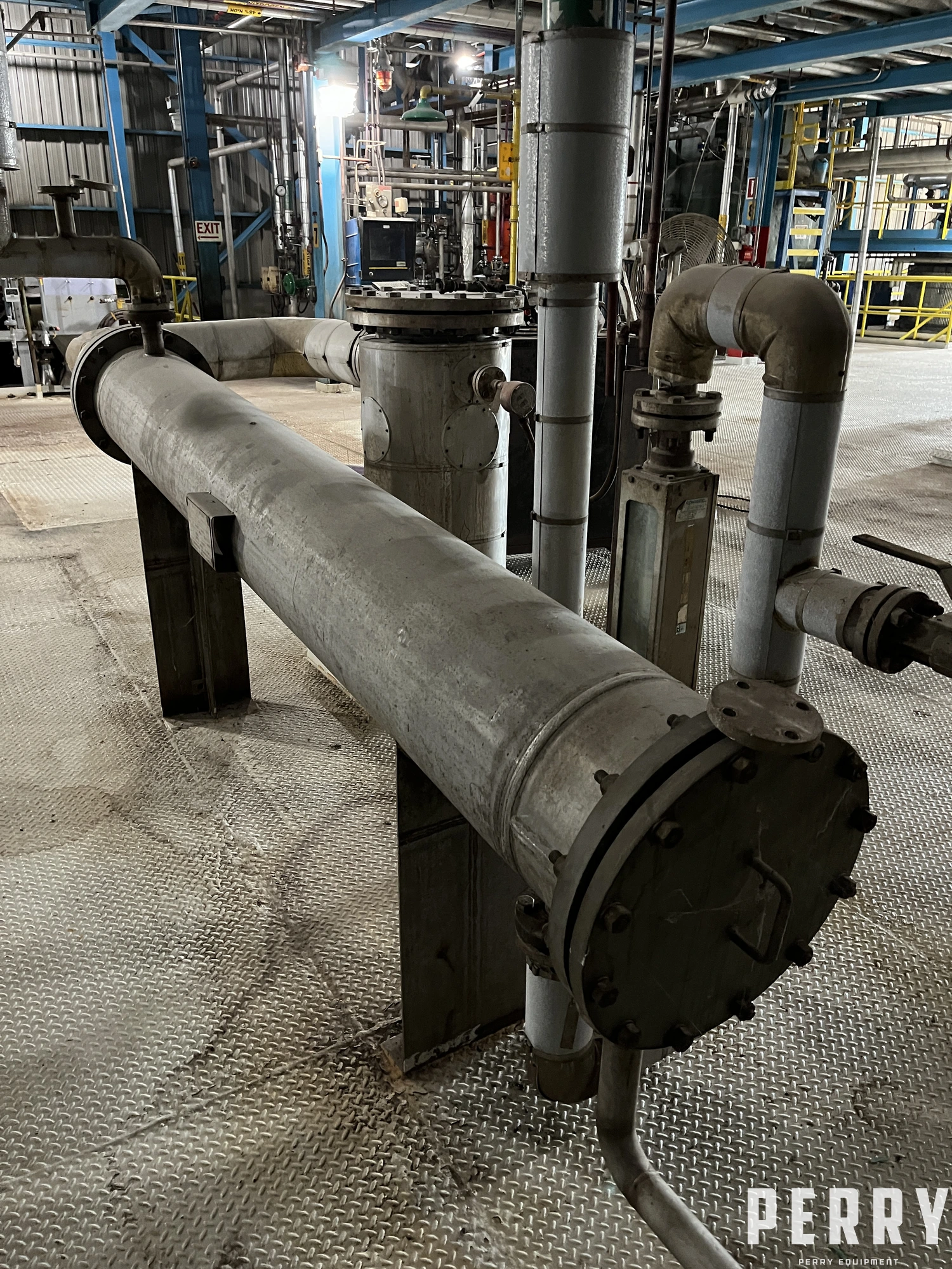 Used PERRY PRODUCTS 270 SQ. FT. Heat Exchanger - Shell & Tube 885-055 ...