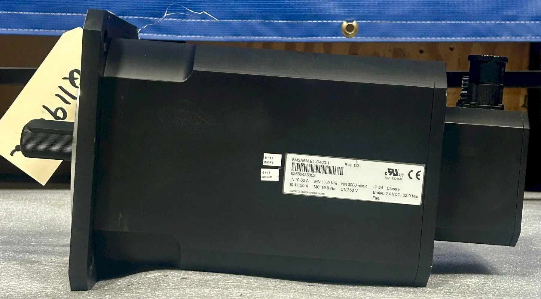 Used B&R 8MSA6M.E1-D400-1 Servo Motors Q11905 | Great American Equipment Company