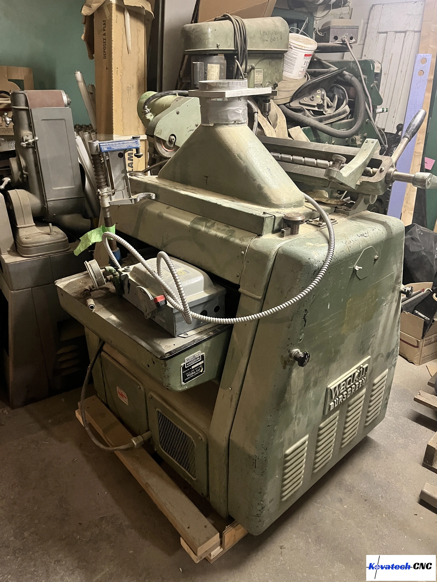 Used WADKIN BURSGREEN BAJ 69188 Wadkin Burgrees Thickness Paner with ...