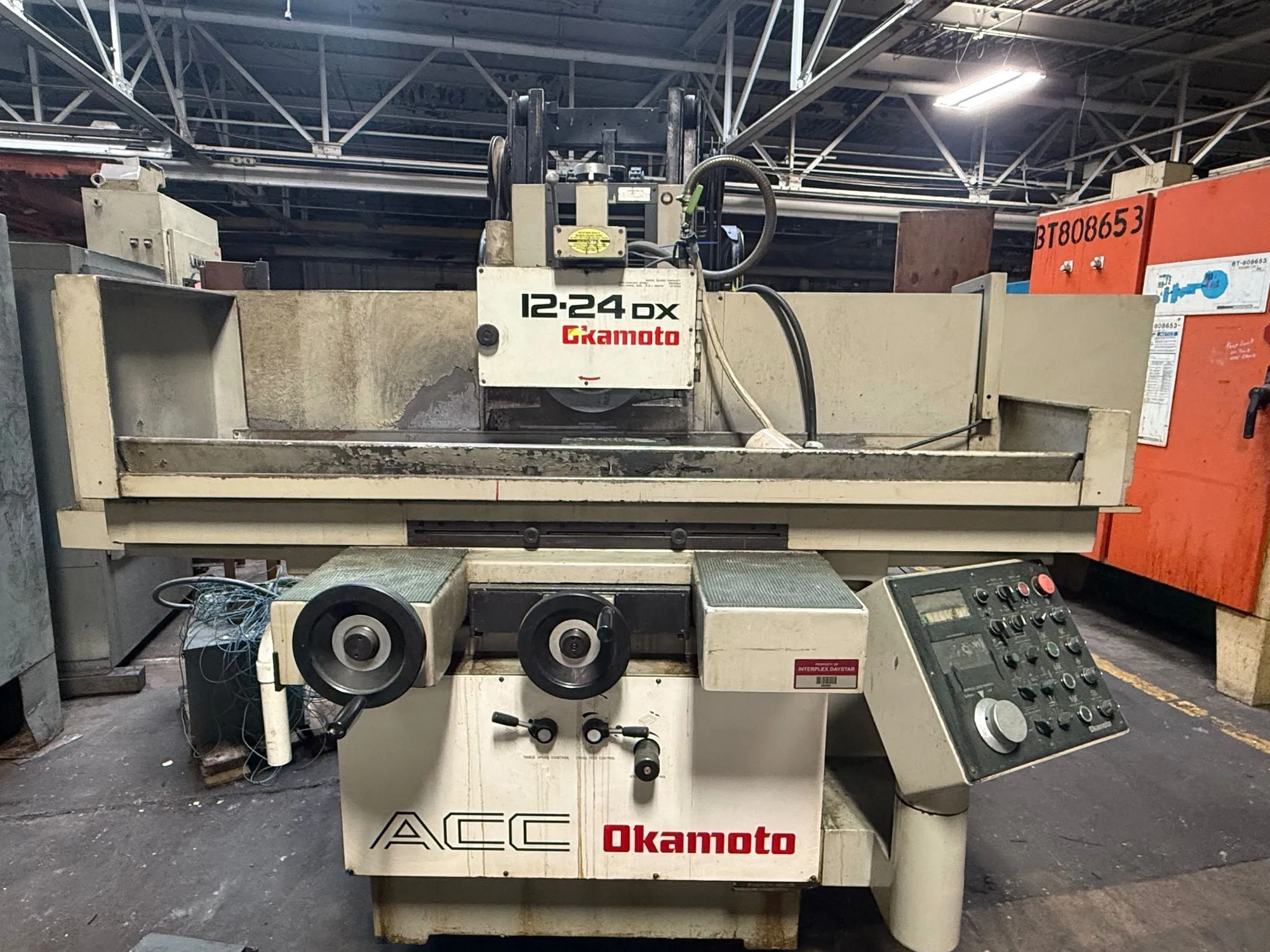 Used OKAMOTO ACC 1224 DX GRINDERS, SURFACE, RECIPROCATING TABLE ...